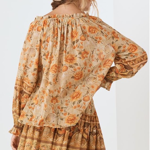 Spell | Tops | Seashell Blouse In Sand | Poshmark